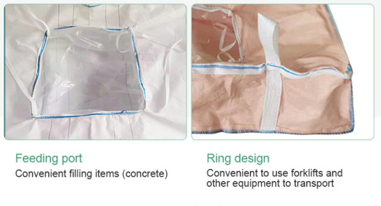 Concrete Washout Bag With Pe Liner Bag Inside For Loading Concrete ...
